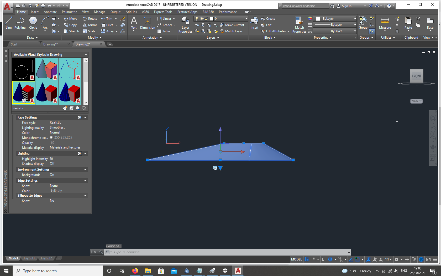 How to place a sketch plane at a specific geometric location - Autodesk ...