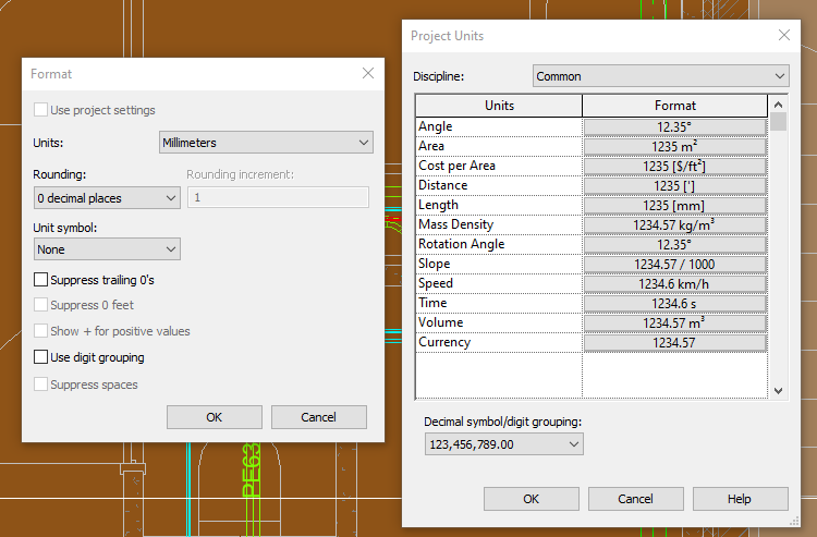 Solved: The "Format" of my tag "Parameters" is set to "Use project ...