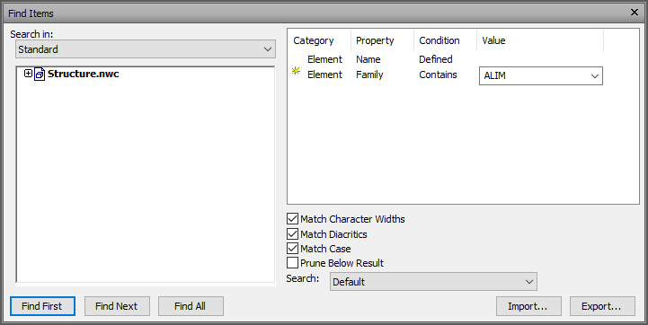 Solved: Find Items - "not contains" condition - Autodesk Community