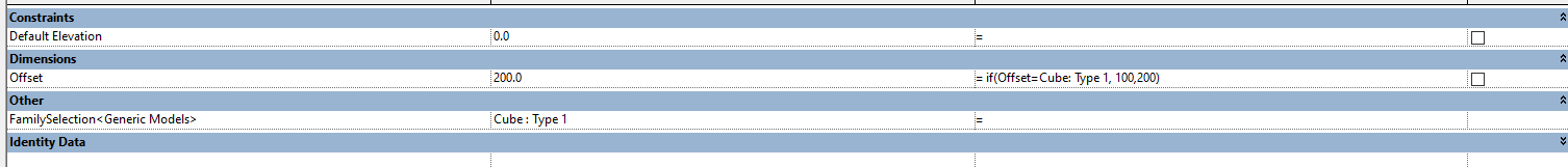 Solved: IF condition based on label (family selection) parameter ...