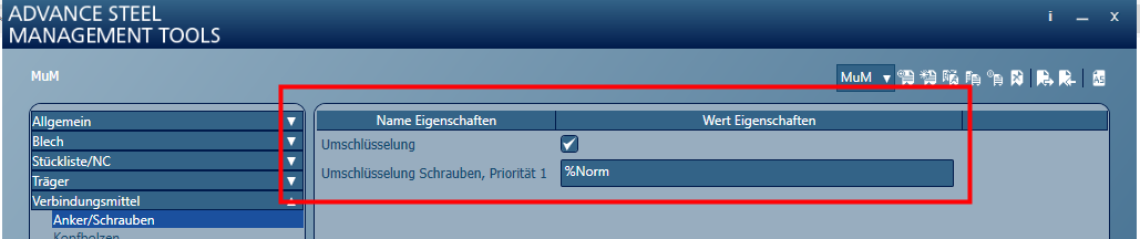 Screws - mapping the external description for BOM - exploded items ...