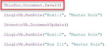 Running iLogic rules within model states - Autodesk Community