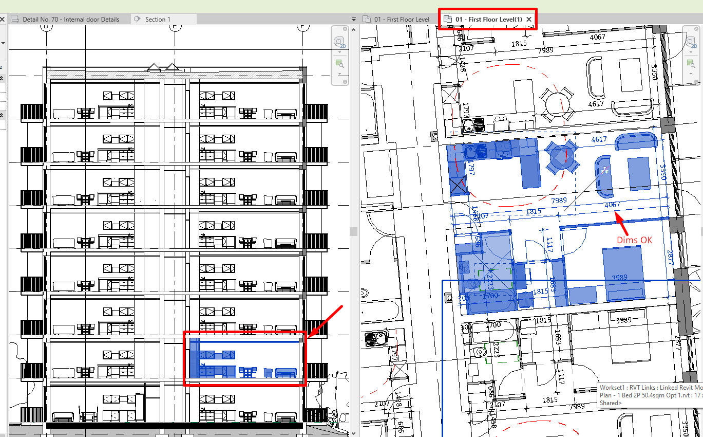 Solved: Linked Model Duplicated and Flipped resulting in multiple dimensions/annotations ...