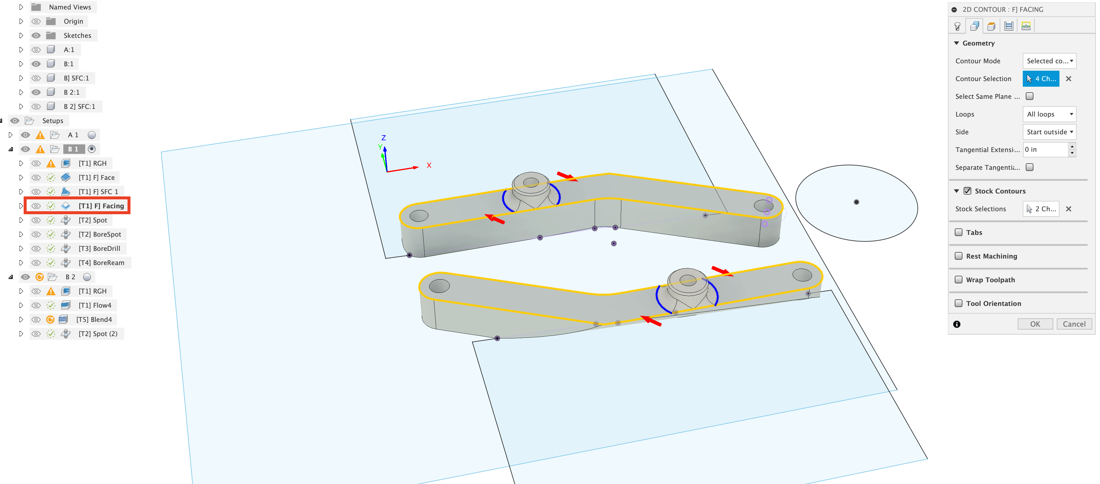 2D Contour leaving stock - Autodesk Community
