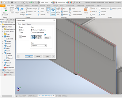 Using corner Seam with width extents - Autodesk Community