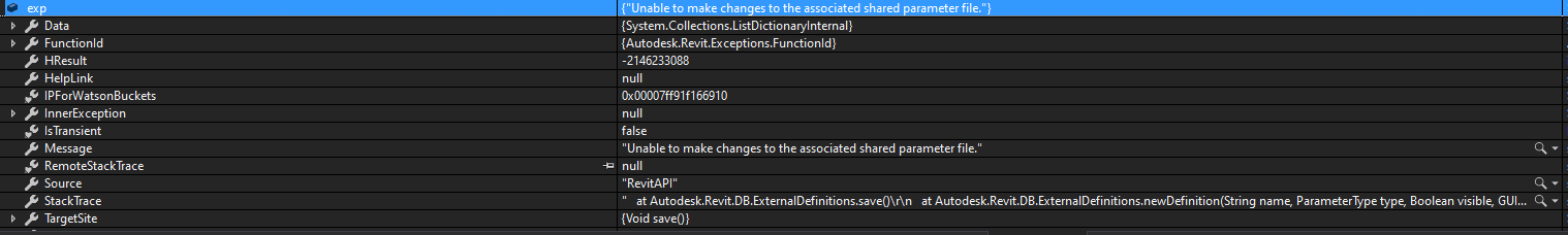 Error creating Shared Params - Autodesk Community