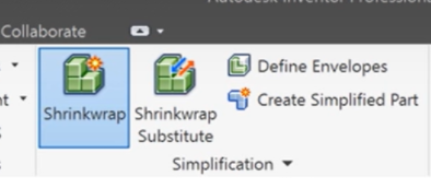 Solved: Shrinkwrap toolset not showing in Inventor Assemble section - is there a way to get it ...