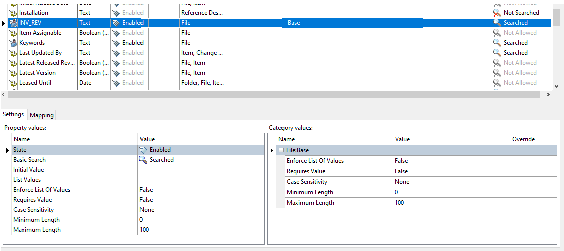 Vault property not showing in browser but there if "Edit Property" - Autodesk Community