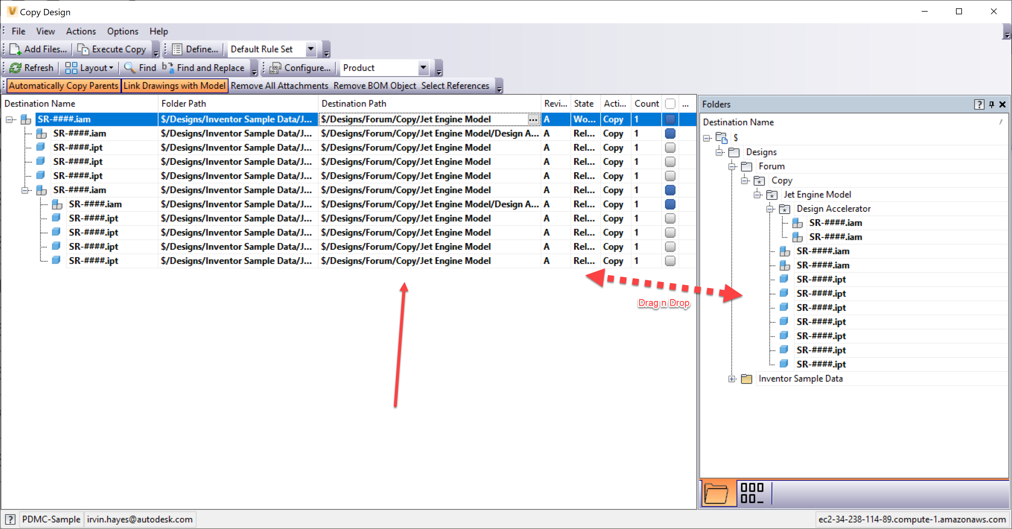 Copy Design - Branch To - Folder structure - Autodesk Community