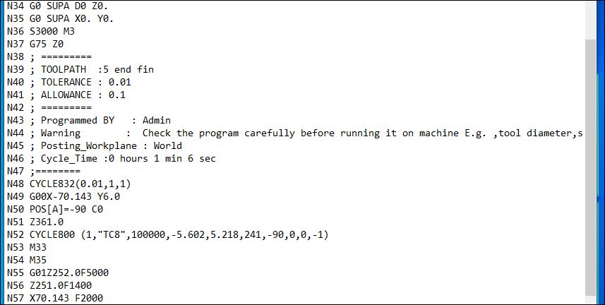 Solved: siemens 840D postprocessor for DMU65-Monoblock - Autodesk Community