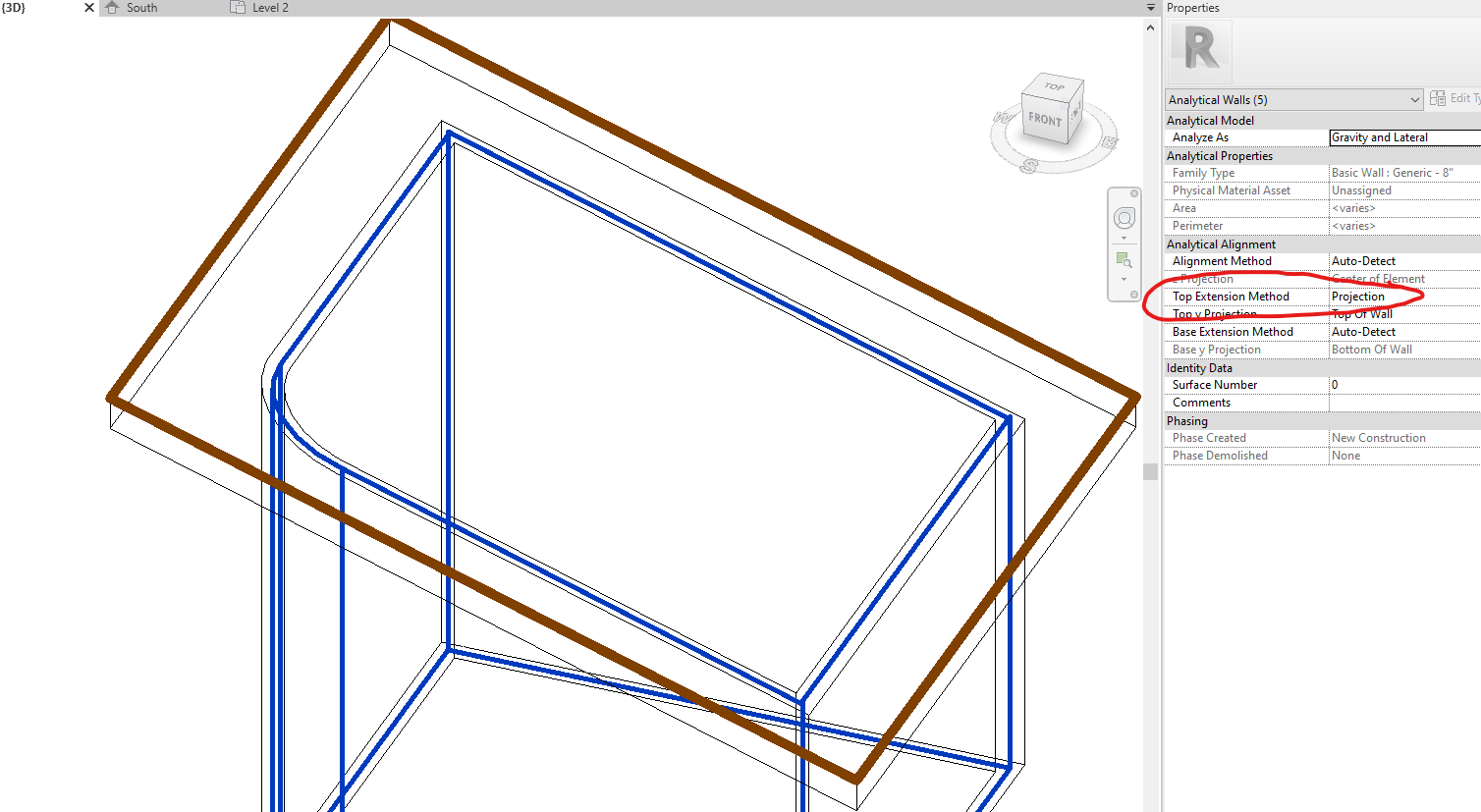 Solved: Analytical walls do not attach properly to the roof - Autodesk Community