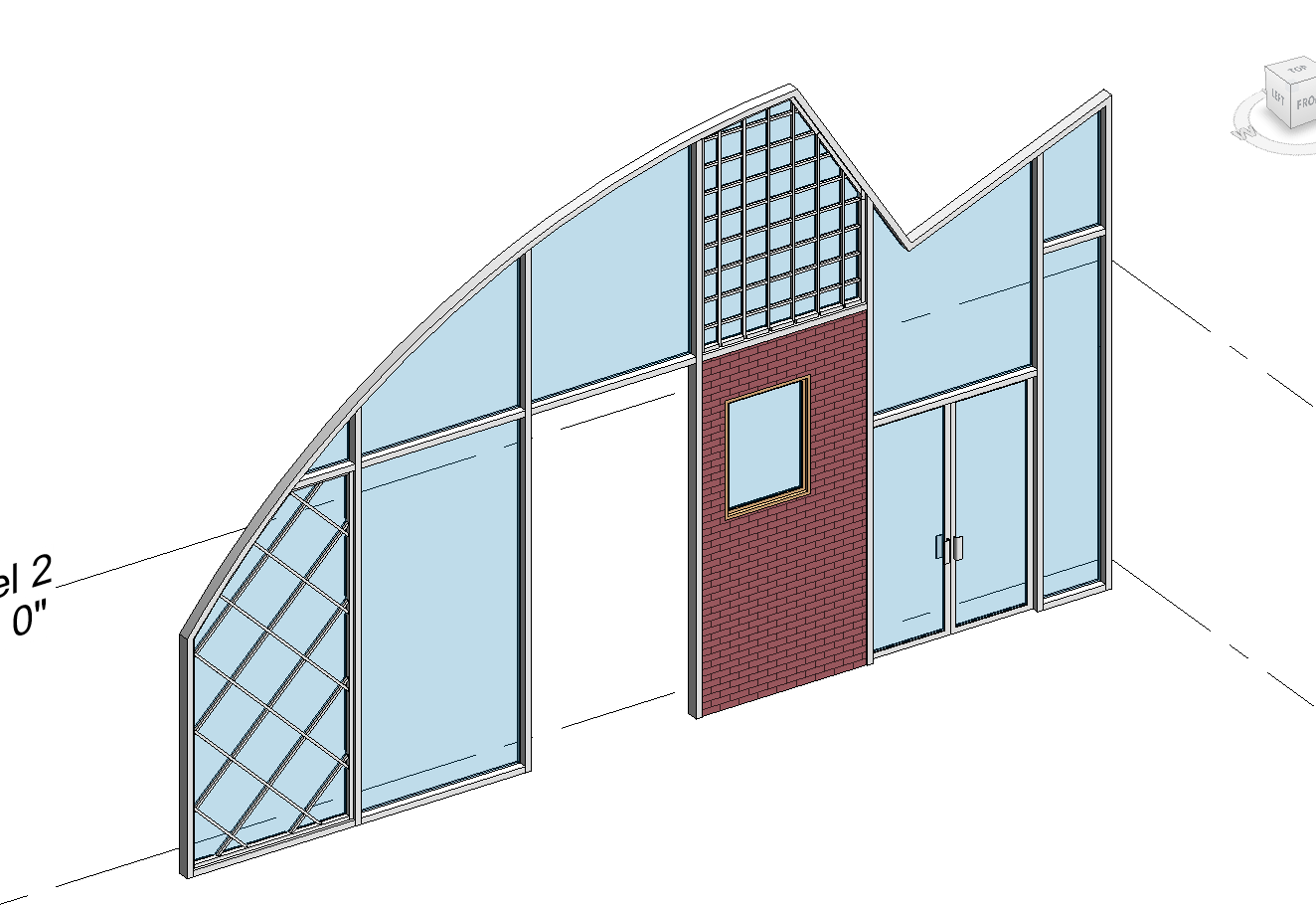 Solved: Custom curtain wall panel family cannot create non-rectangular panels - Autodesk Community