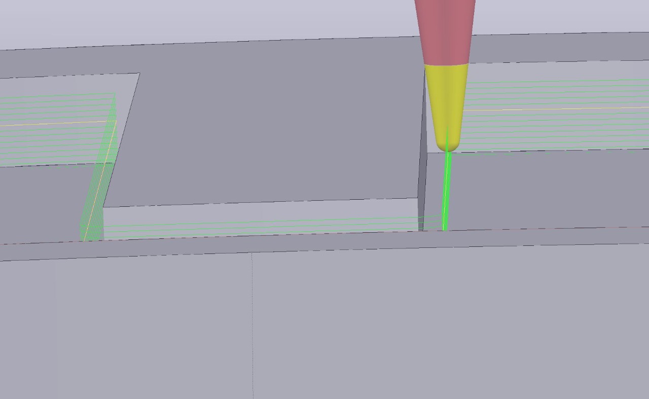 4 Axis Toolpath Strategy Needed To Do The Edges With A V Shape Tool Autodesk Community