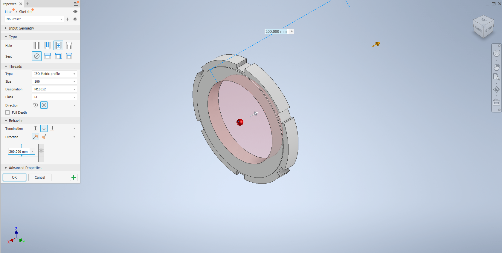 Solved: Tapped hole class not avaiable - Autodesk Community