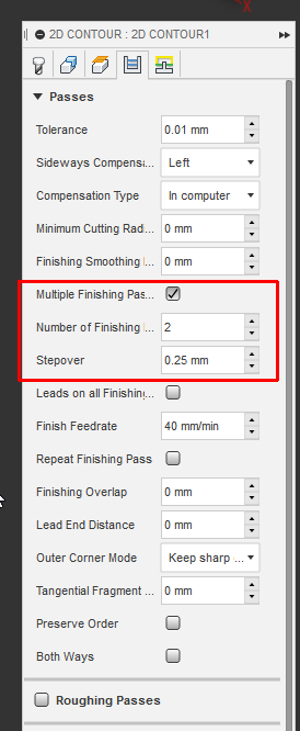 How to assign the rough and finish cut? - Autodesk Community
