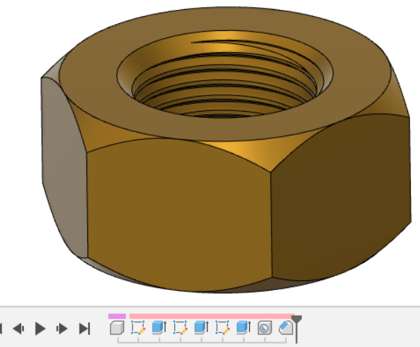 How to chamfer the bottom side of the threaded hole in a nut ...