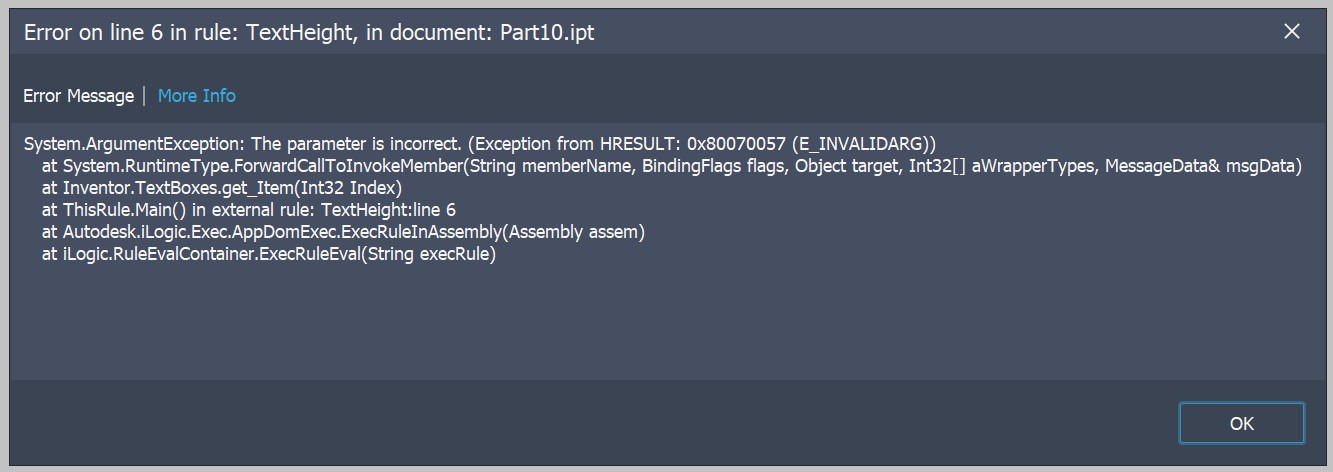 Solved: iLogic to Change Text Height - Autodesk Community