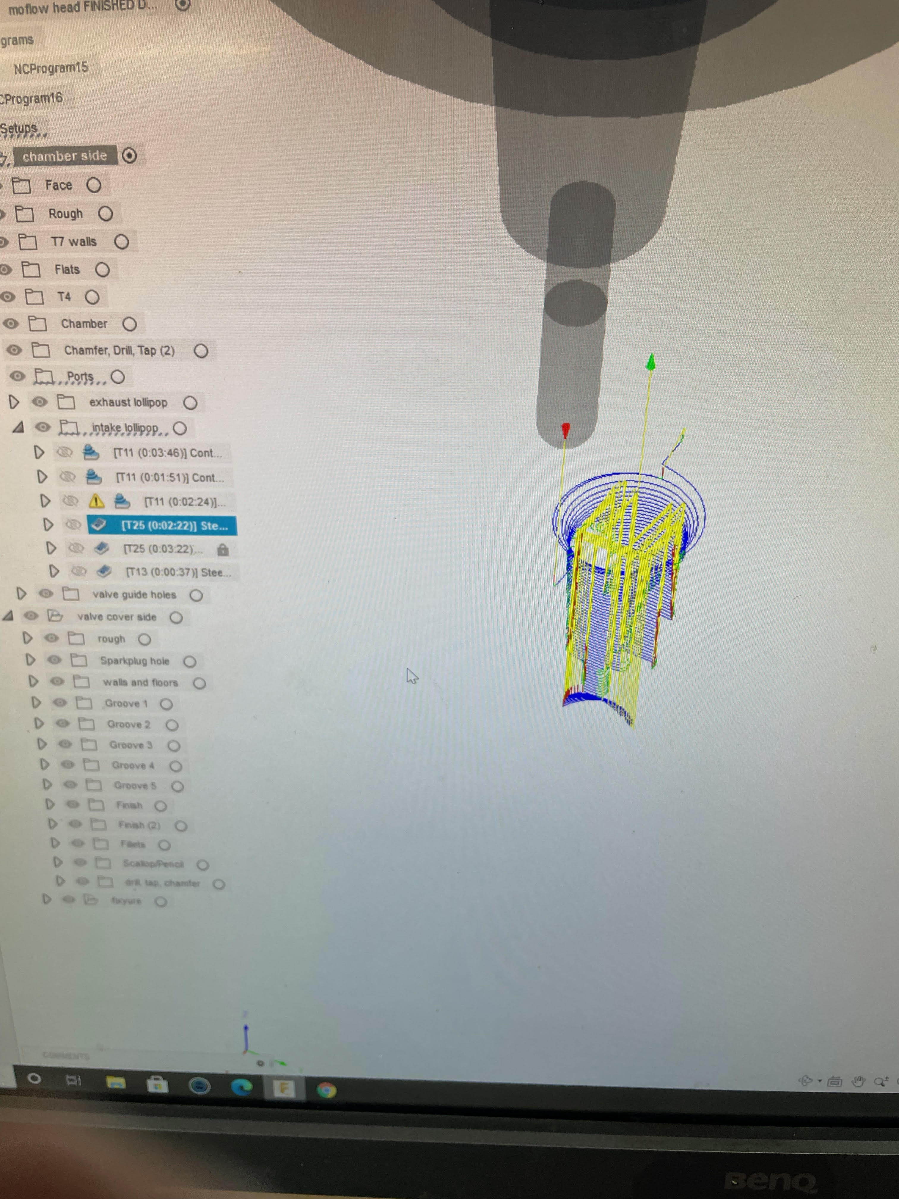 Solved: Steep and shallow, Undercuts disappear after regenerating ...