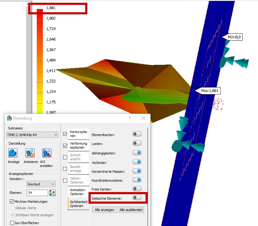 Problem Element Deletion by shell element in explicit dynamic - Autodesk Community