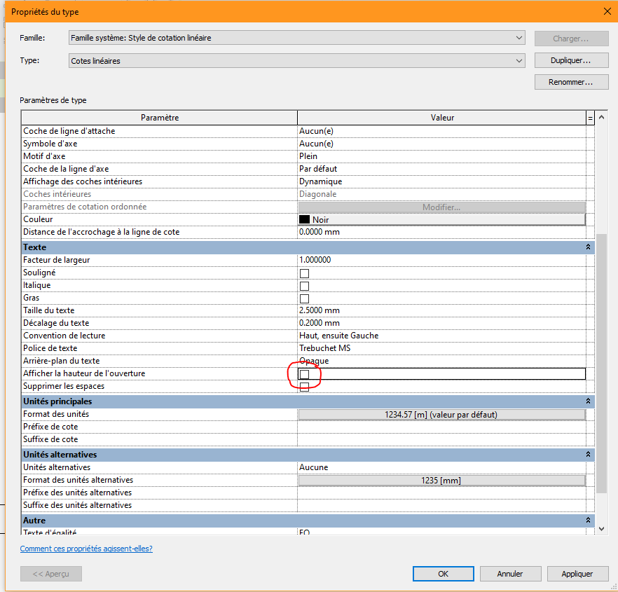 Résolu : Revit: style de cotation pour coter les ouvertures en ...