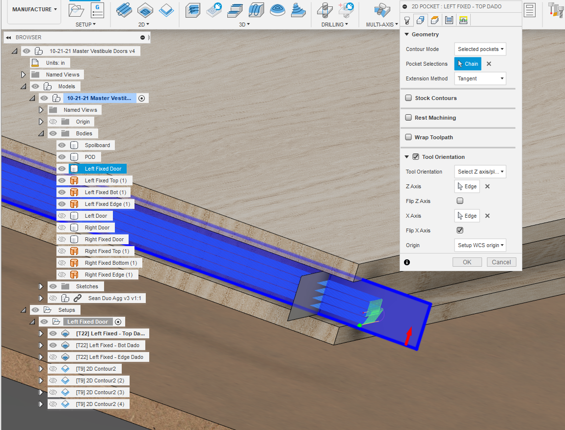 Solved: Toolpathing an Offset Surface after it's extended - Autodesk Community