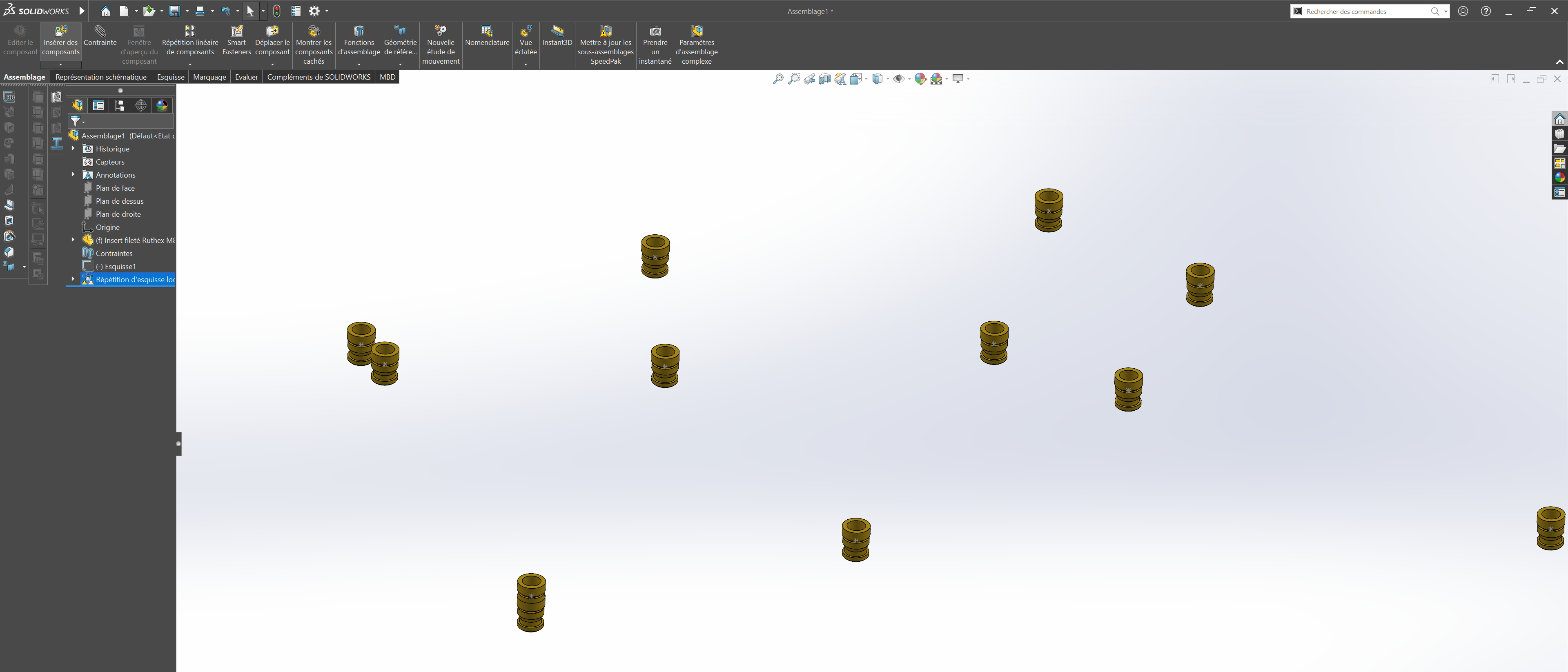 Solved: repeating components following a sketch - Autodesk Community