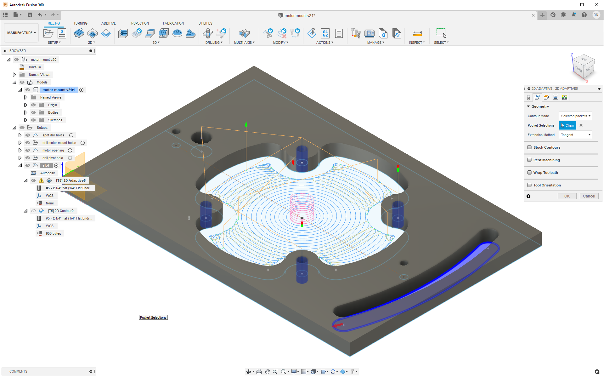 Solved: 2D adaptive clearing won't generate a toolpath - Autodesk Community