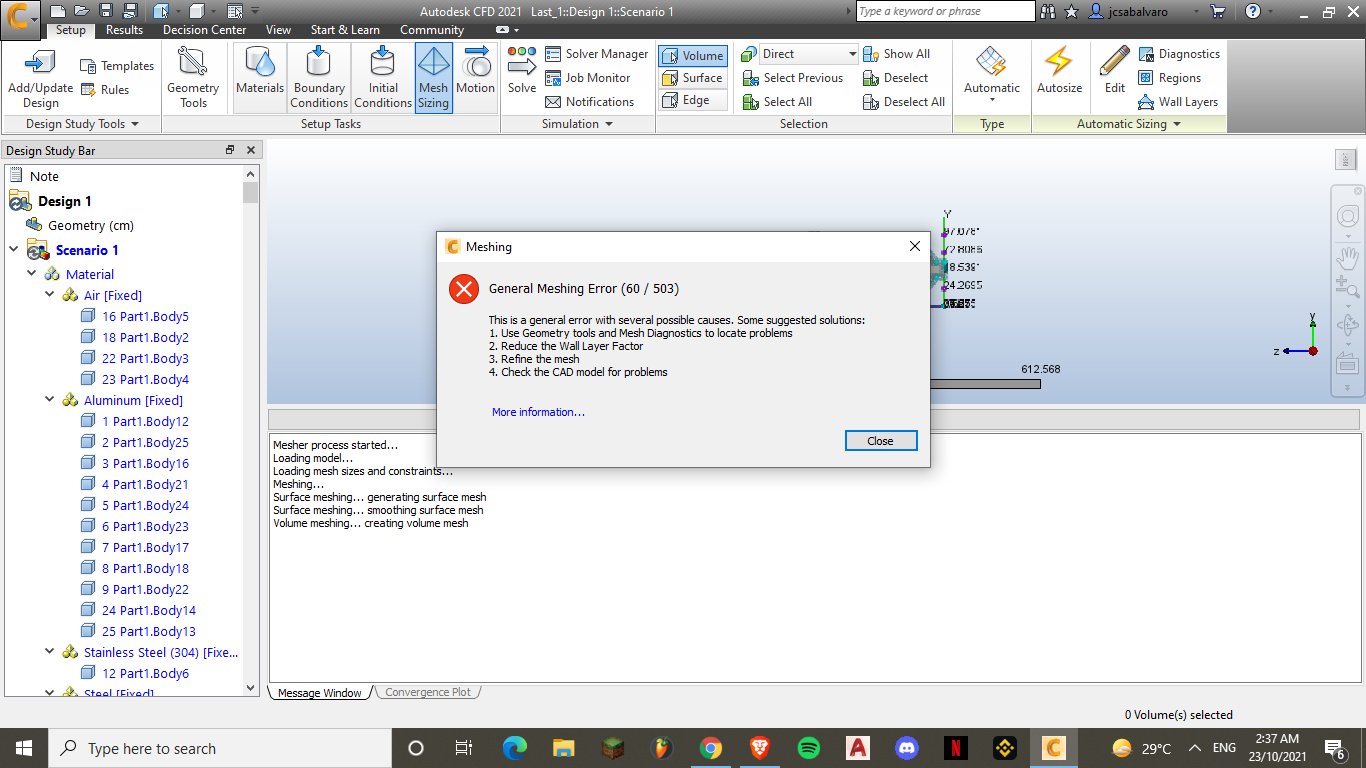 Meshing Problem Autodesk Community 