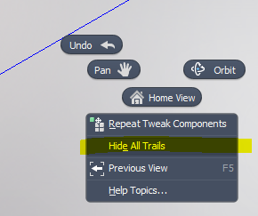 Solved: How do I remove blue lines from Inventor Presentation ...