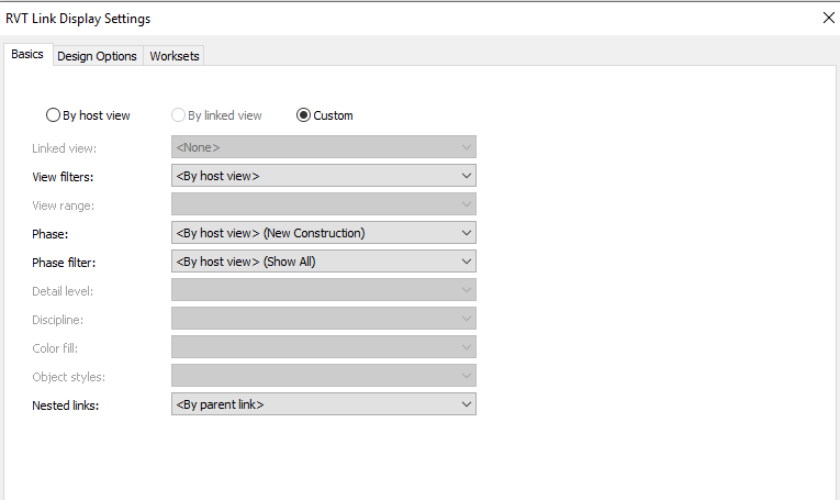 Solved: Schedule elements in a secondary option of linked model - Autodesk Community