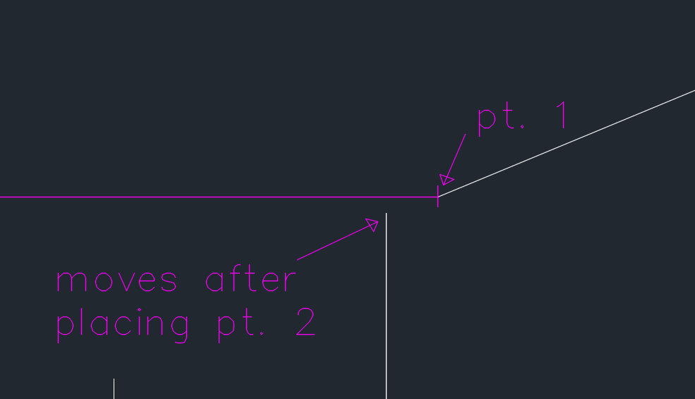 Polar stretch grip point not on endpoint of arc - Autodesk Community