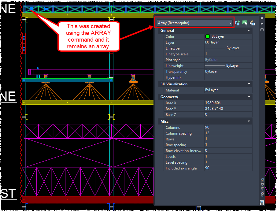 Arrays converts to blocks - Autodesk Community