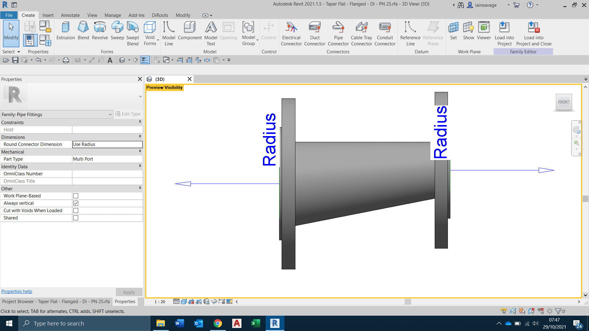 Solved: Difficulty in making eccentric reduction. HELP!! - Autodesk ...