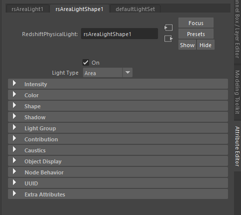 where can I find redshift attributes? - Autodesk Community