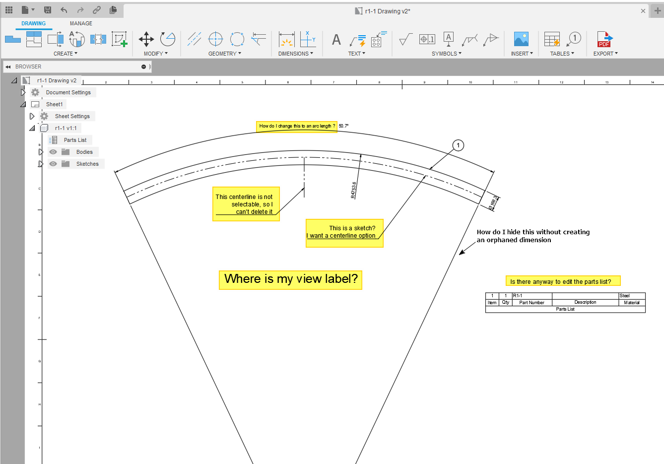 Solved: Arc lengths and centerlines - Autodesk Community