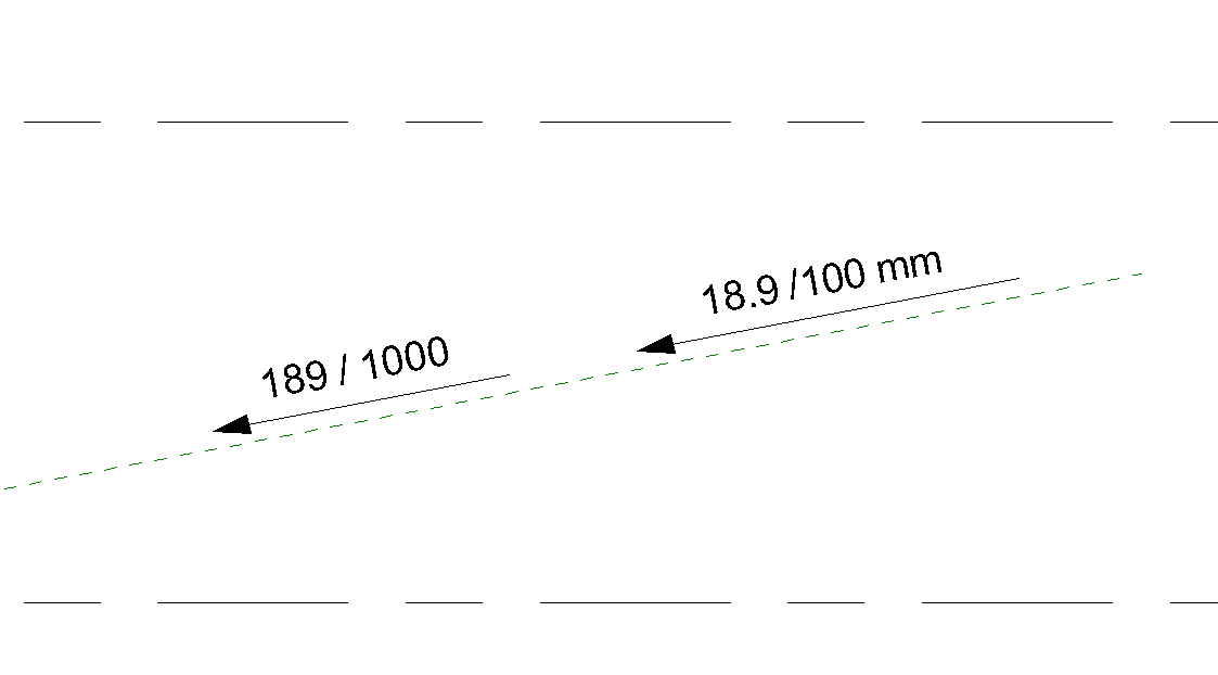 Create a "Slope TAG" with slope rise/100 millimeters - Autodesk Community