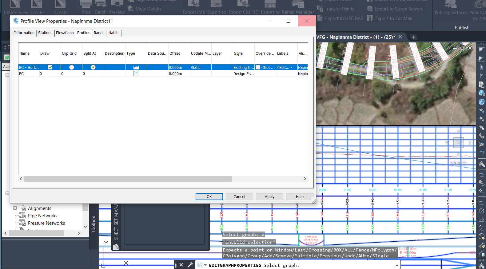 didn't happen before, design profile label not showing even I set labels in profile view ...
