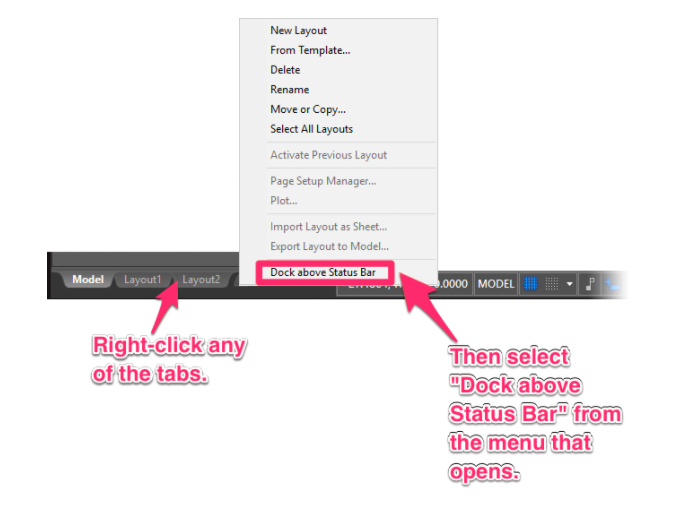 Solved: Model & Layout tab is not inline with Grid tab - Autodesk Community