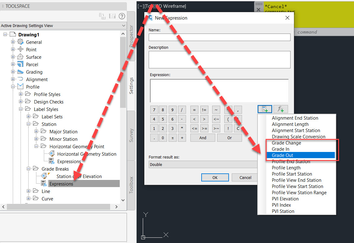 Alignment PI Delta Angle in Profile view - Autodesk Community