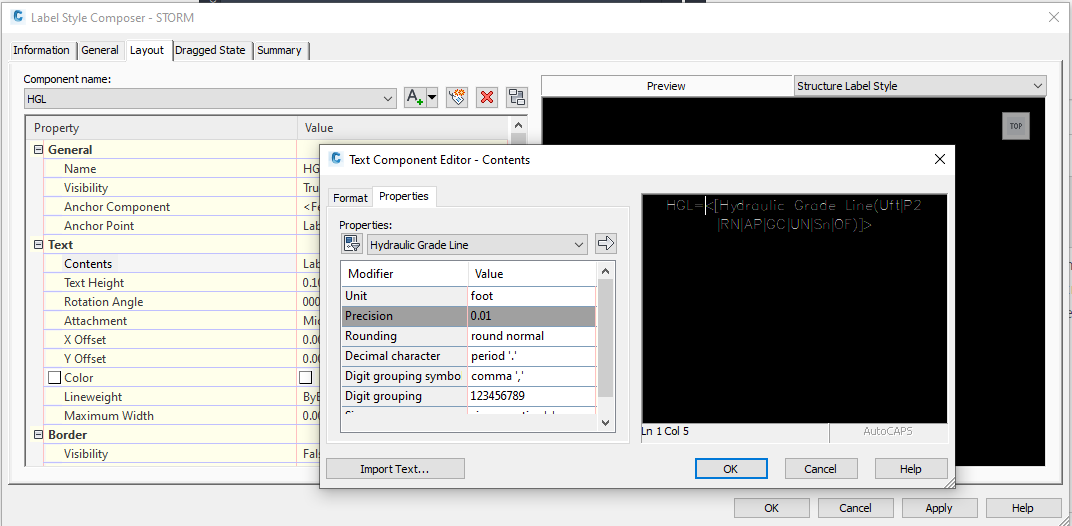 MANUAL INPUT OF HGL AND ITS STYLE - Autodesk Community