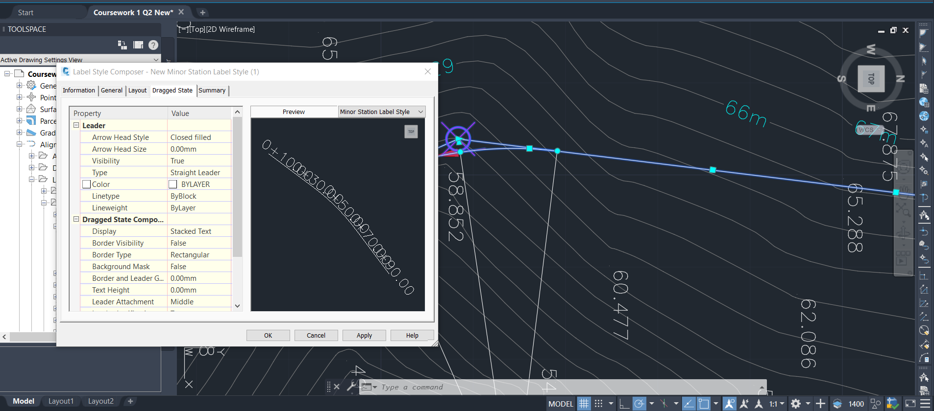 Solved: How to Show Stationing Labels for Road Alignment - Autodesk Community