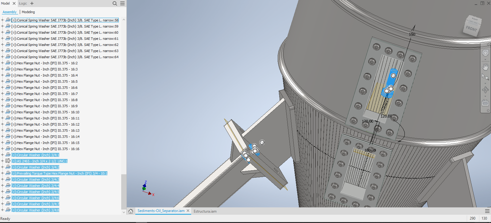 Constrained pieces move on assembly when adding fasteners - Autodesk Community