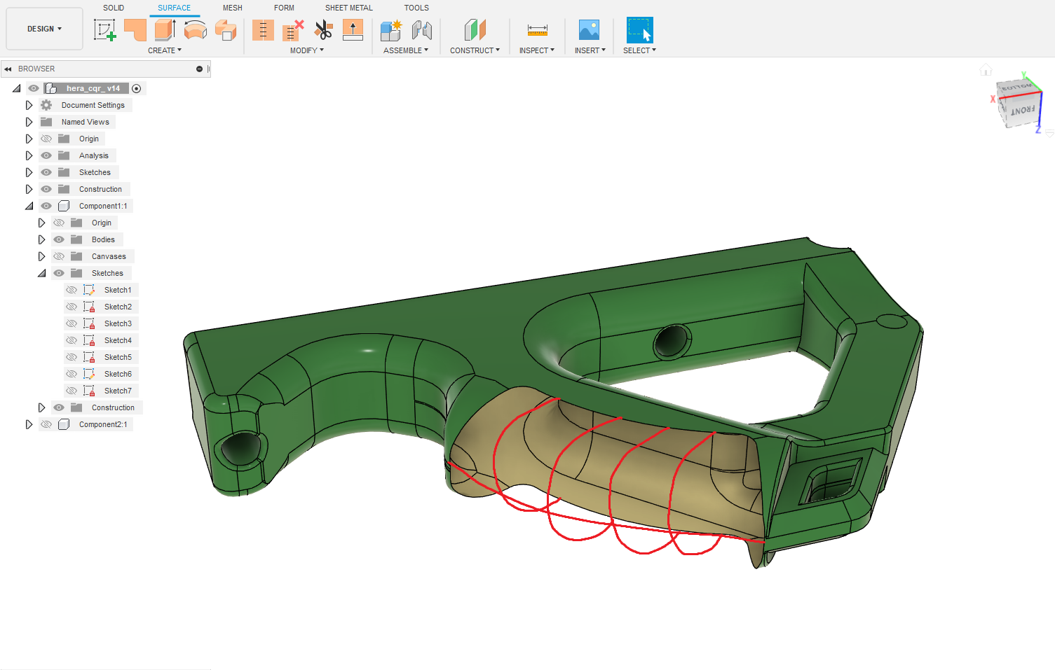 Solved: Need help closing on a complex curved surface with patch tool ...