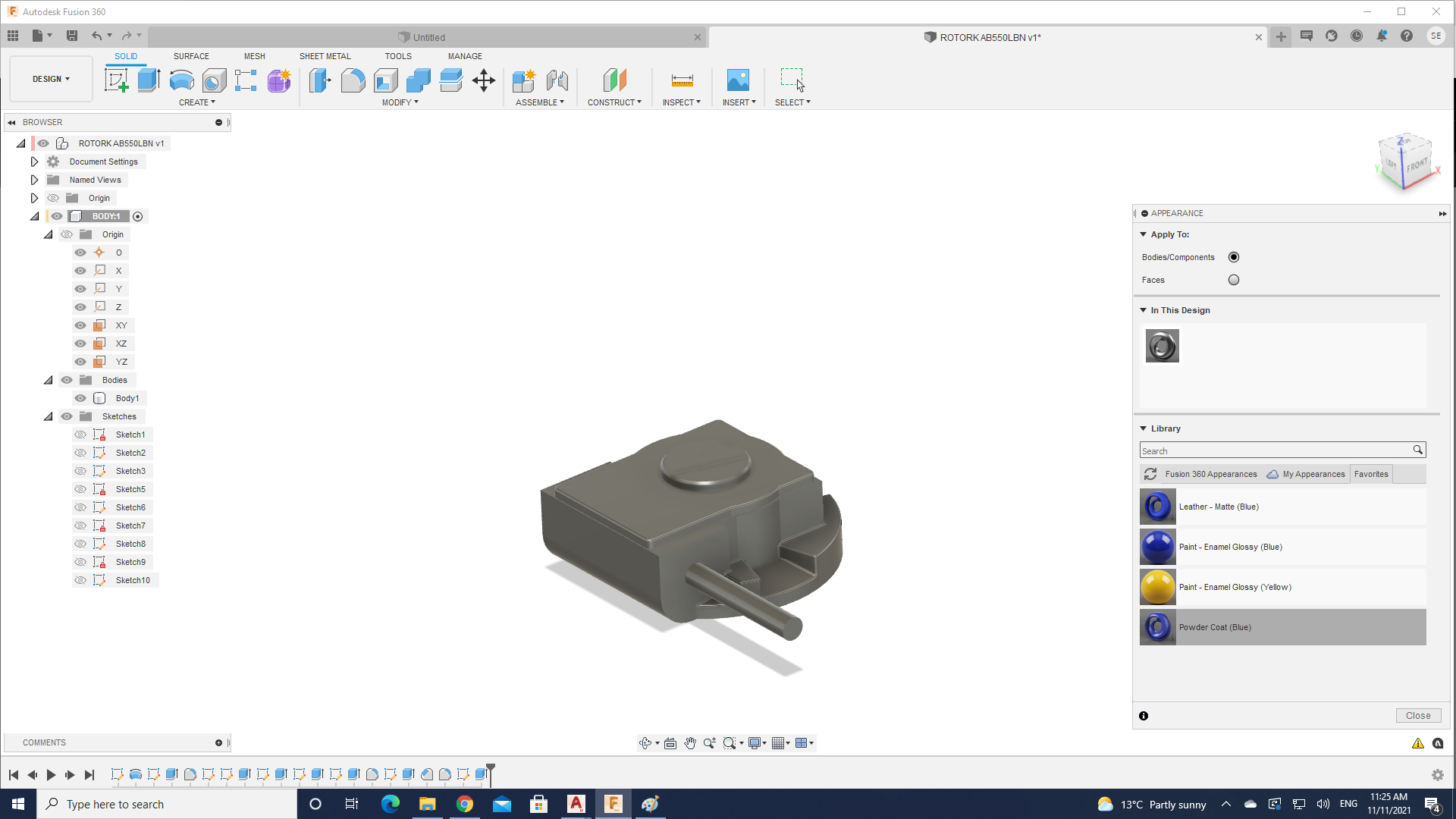 Solved: Not being able to change colour in fusion 360 - Autodesk Community