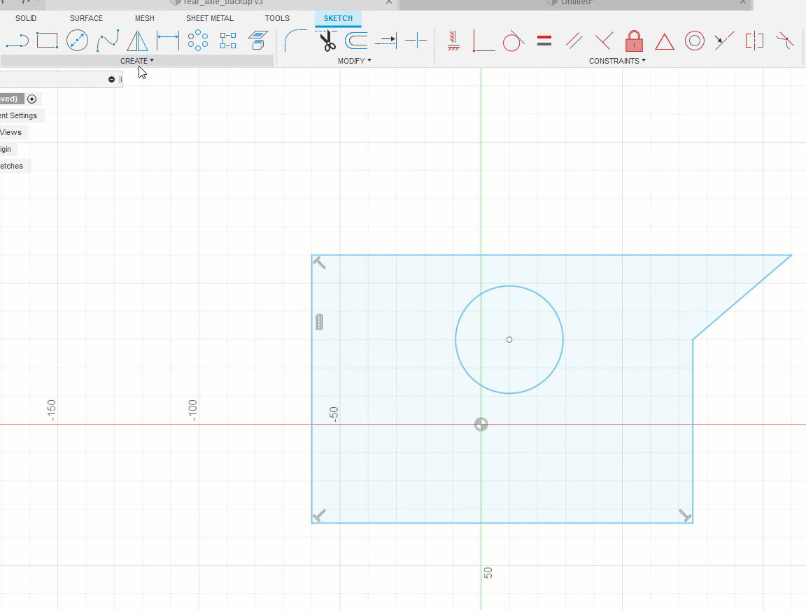Solved: Aligning sketches to center point - Autodesk Community