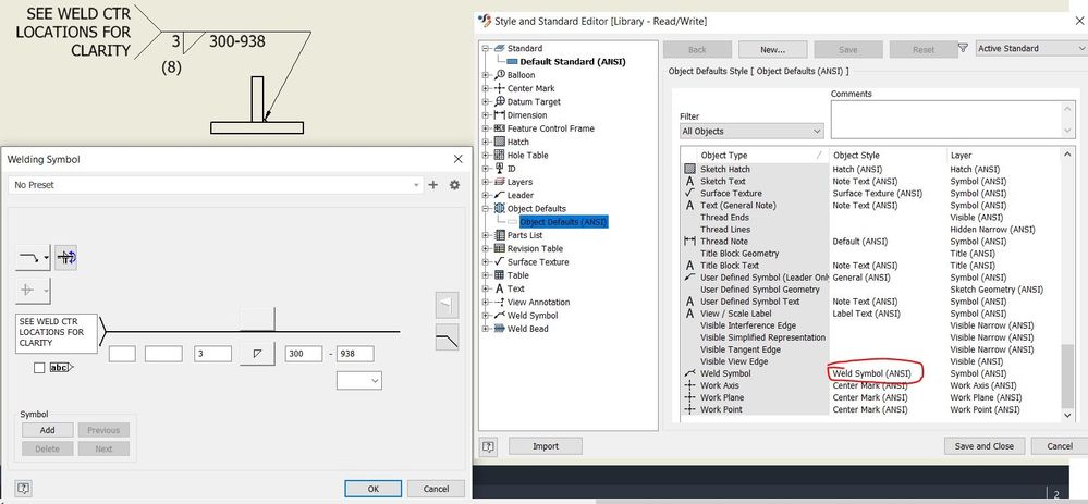 Weld representation standards - Autodesk Community