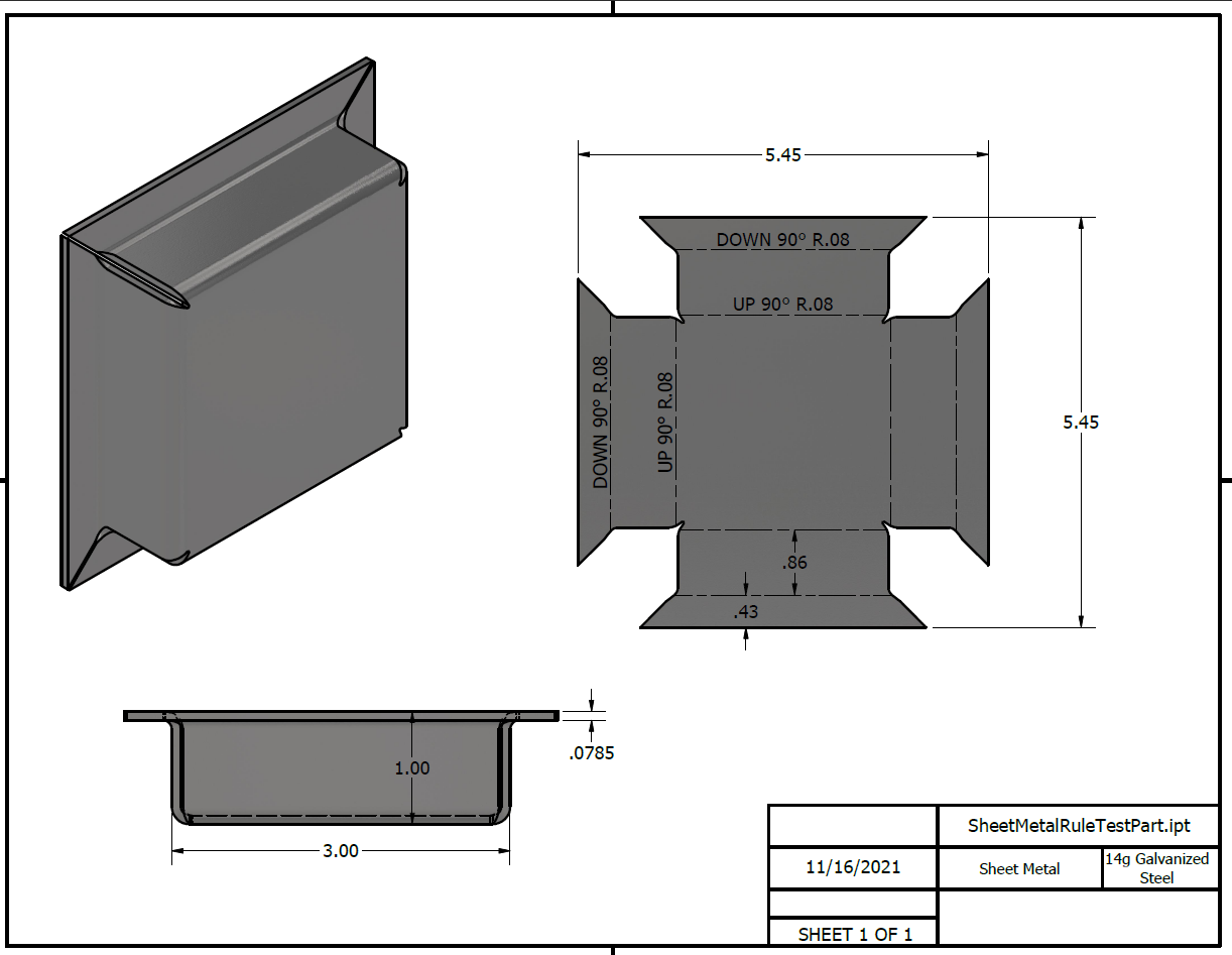 Sheet Metal Rule added to DWG property feature - Autodesk Community