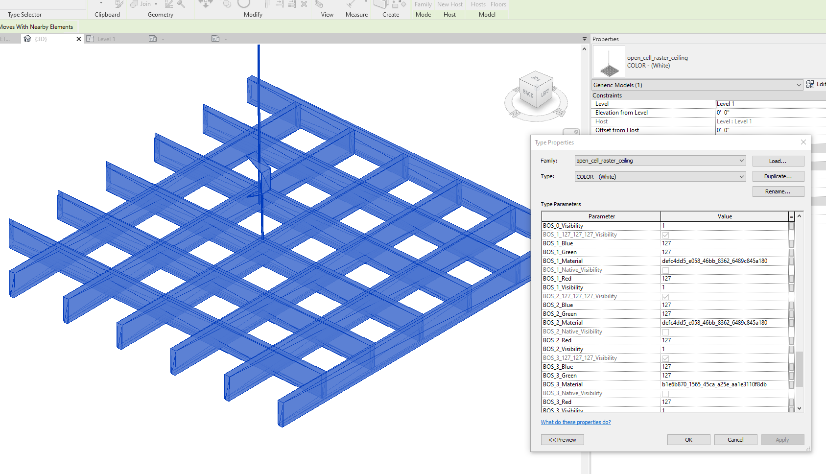 How do I create a fine-meshed raster ceiling? - Autodesk Community
