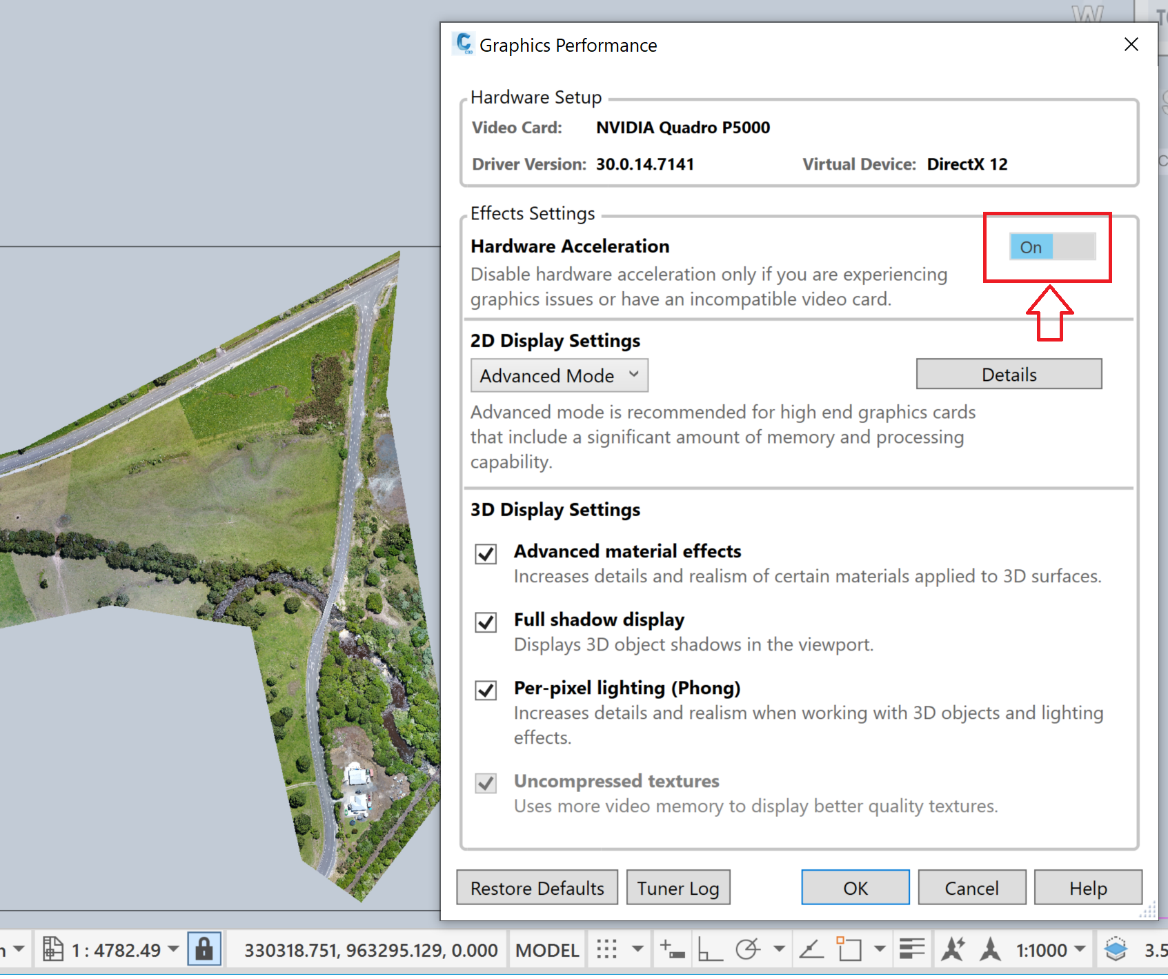 Solved: Geo referenced TIFF image comes in skewed - Autodesk Community