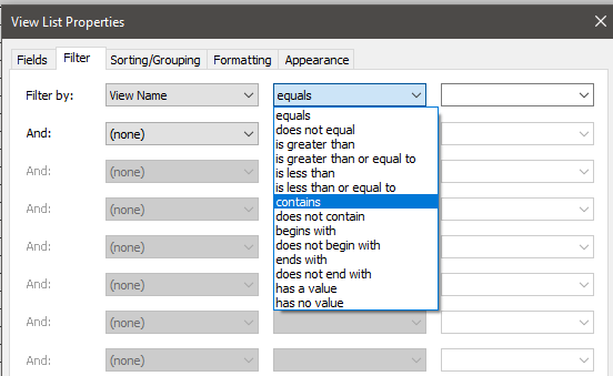 Conditional formatting in Schedules - Autodesk Community